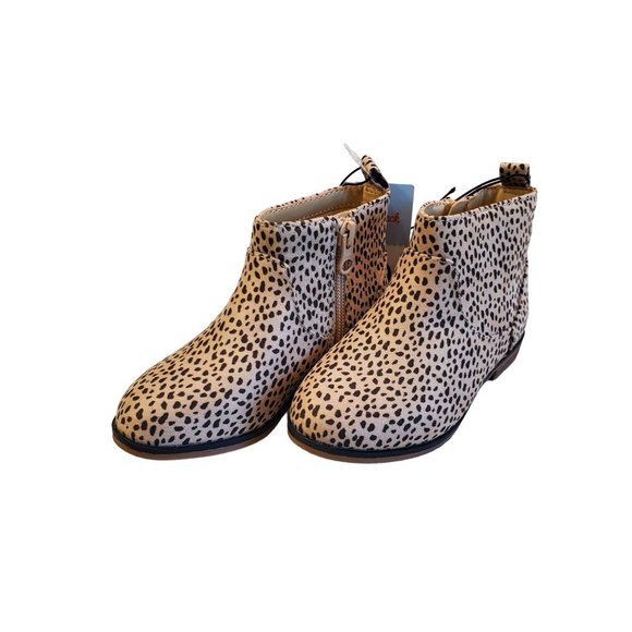 Cat & Jack | Shoes | Little Girls Leopard Print Boots Cat Jack Brown ...